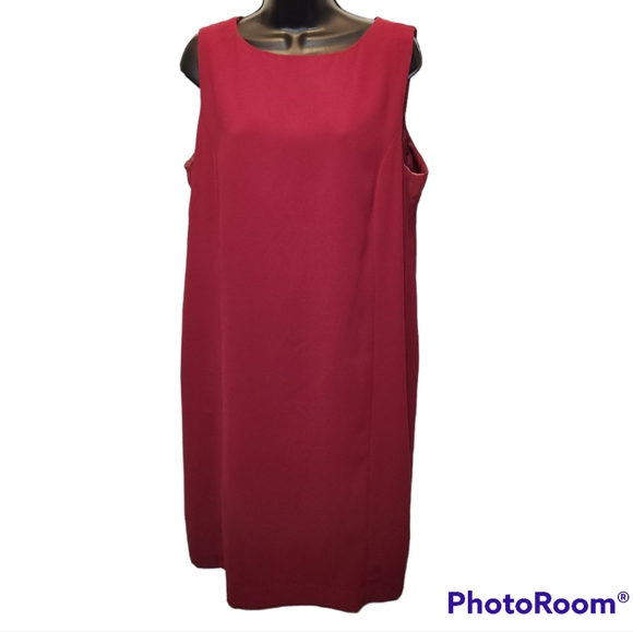 Koret | Dresses | Koret Maroon Sheath Midi Dress 6 Flattering Business ...